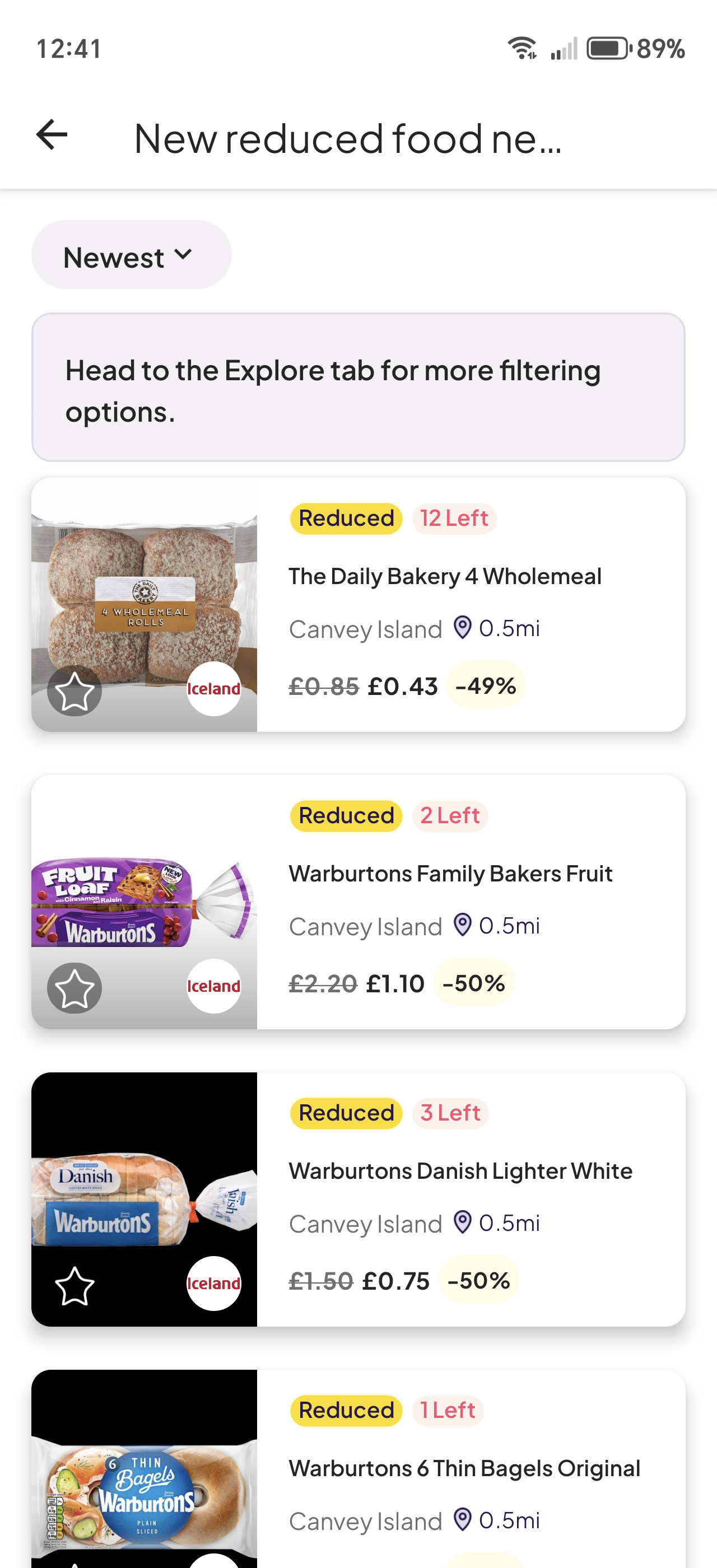 How does the Iceland x Olio ‘yellow sticker alert’ work? – Simple & Homely